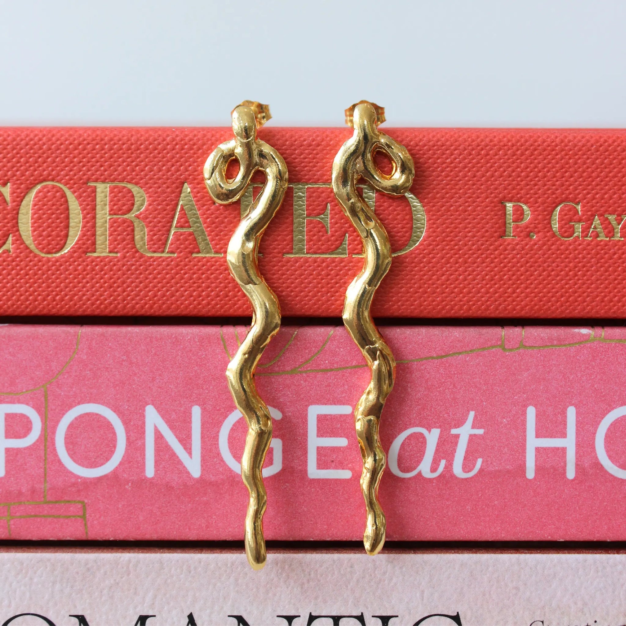 Snake Drop Earrings